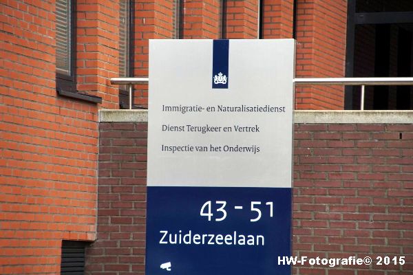 Verdacht pakketje aangetroffen bij IND Zwolle - HW-Fotografie