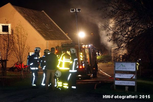 Schuur verwoest door brand aan Geldersedijk - HW-Fotografie
