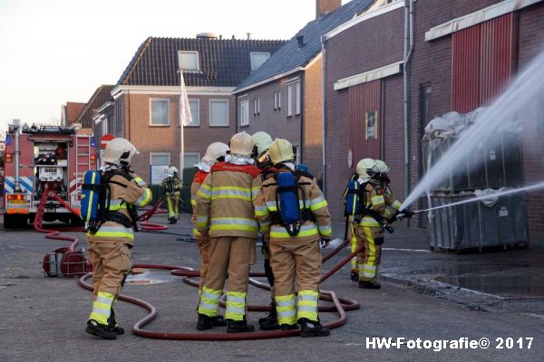 Woningen ontruimd wegens grote brand in Genemuiden - HW-Fotografie