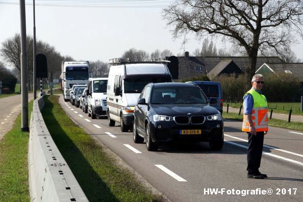 Spoorbomen in storing op spoorwegovergang N340 - HW-Fotografie
