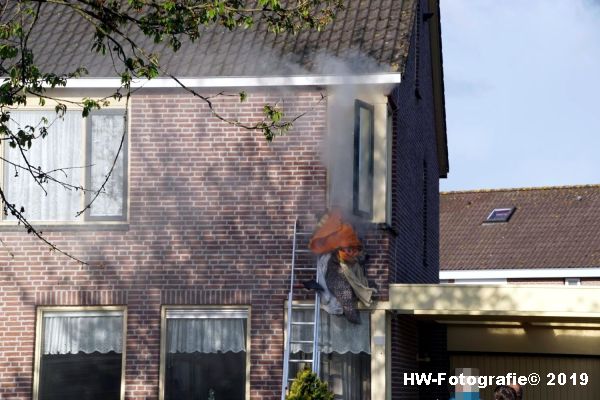 Brand in slaapkamer van woning aan Weesboom - HW-Fotografie