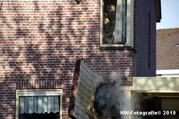Brand in slaapkamer van woning aan Weesboom - HW-Fotografie