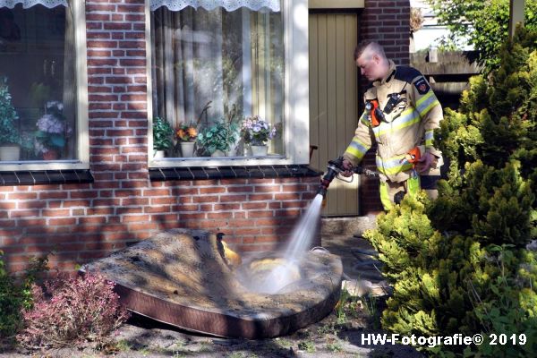 Brand in slaapkamer van woning aan Weesboom - HW-Fotografie