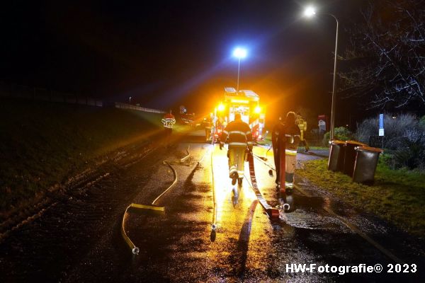 Schuur verwoest door grote brand aan De Velde - HW-Fotografie