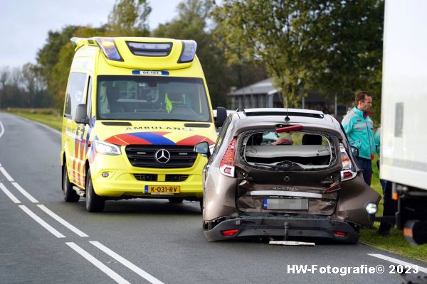 Kop-staartbotsing na onwelwording op Zomerdijk - HW-Fotografie