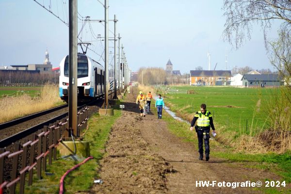 Trein botst op auto op overweg Sonnenbergweg - HW-Fotografie