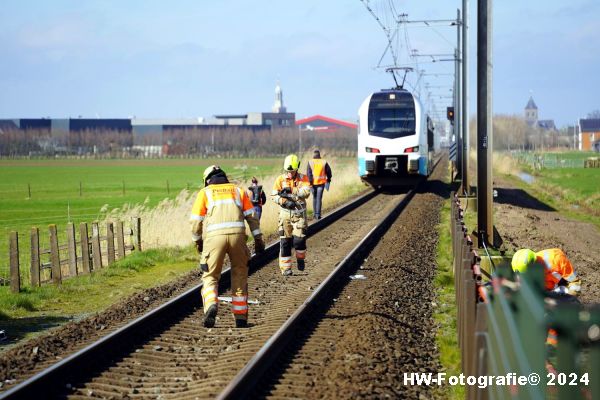 Trein botst op auto op overweg Sonnenbergweg - HW-Fotografie