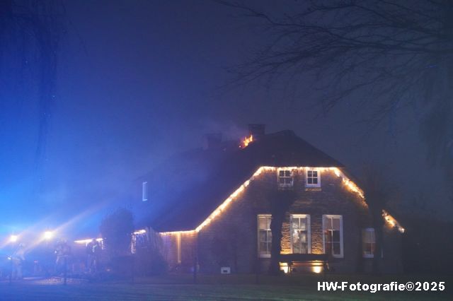 Brand in rietgedekte woning aan Zandvoortweg te Hasselt - HW-Fotografie