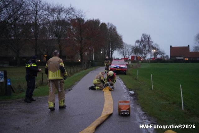 Brand in rietgedekte woning aan Zandvoortweg te Hasselt - HW-Fotografie